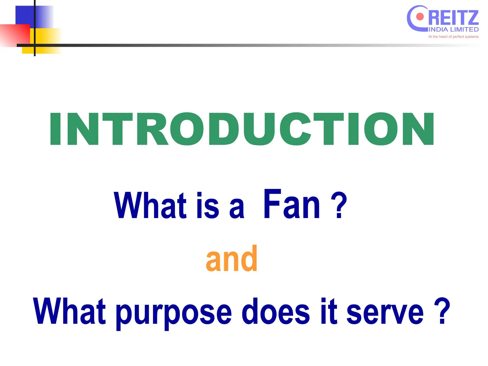 Introduction a fan,what is a fan presentation.ppt