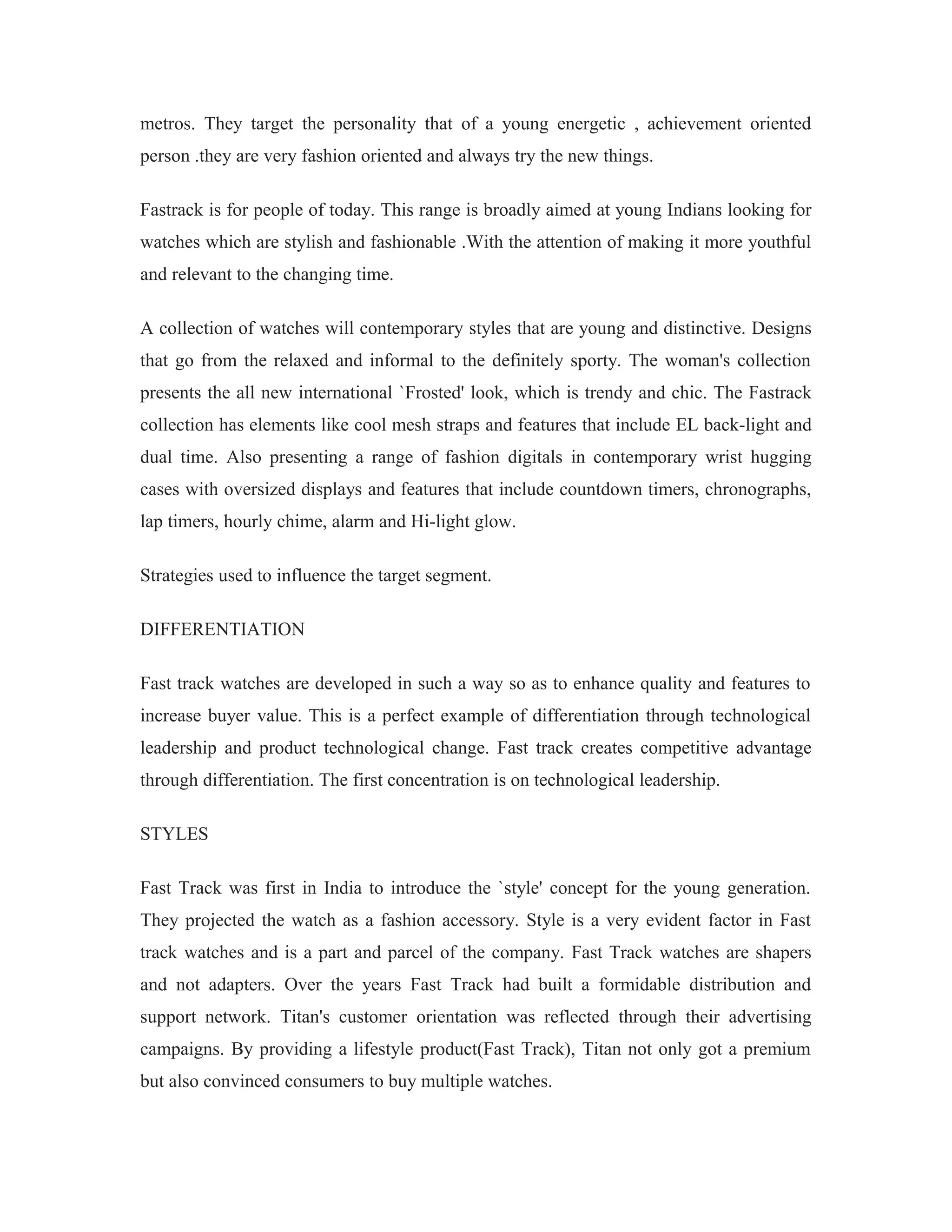 About fastrack | PDF