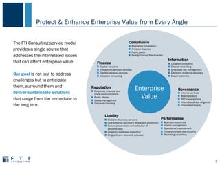 About fti consulting | PDF