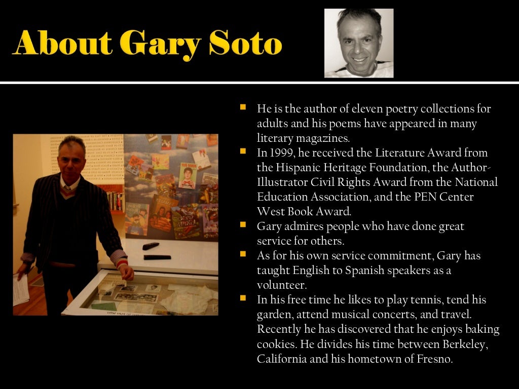About Gary Soto