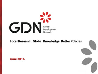 Who is the Global Development Network (GDN)? | PDF