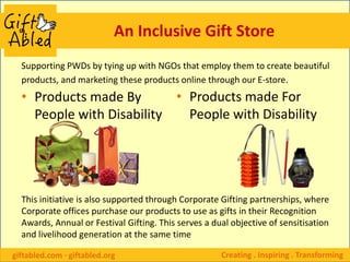 About GiftAbled and our services | PDF