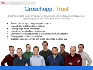 Groschopp Inc. Engineering & History | PPT