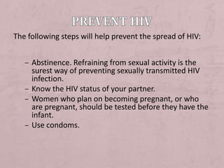 About hiv | PPT