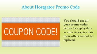 About hostgator promo code | PPT