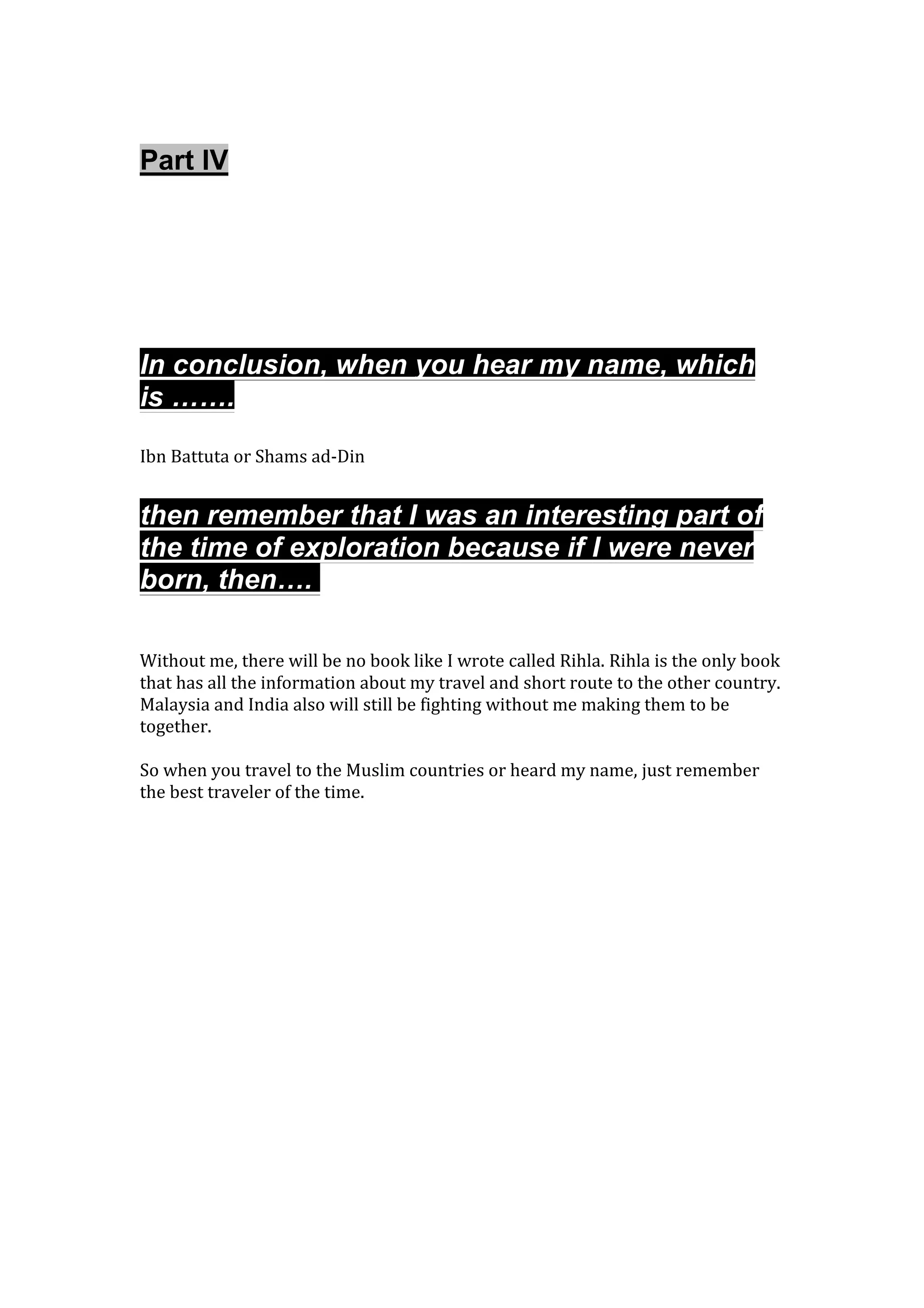 About ibn battuta | DOCX