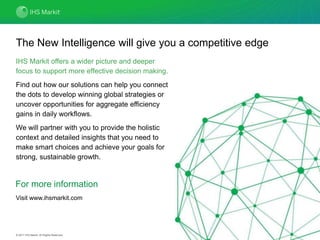 About IHS Markit (2017) | PPT