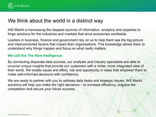 About IHS Markit (2017) | PPT