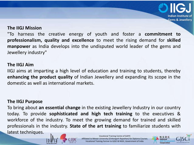 About iigj mumbai | PPT