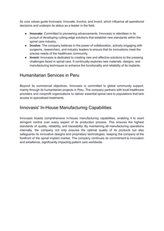 About Innovasis | PDF