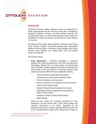 About Intouch | PDF | Business | Business and Finance