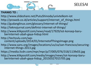 Internet Of Things | PPTX