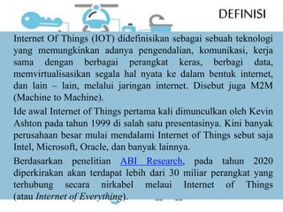 Internet Of Things | PPTX