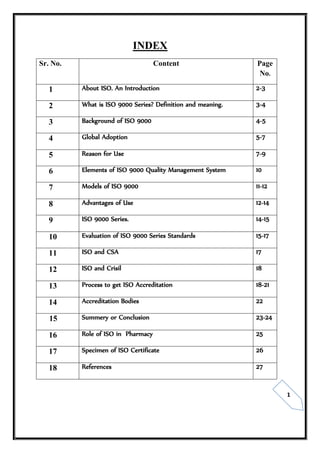 About ISO | DOC | Business Accounting & Finance | Business