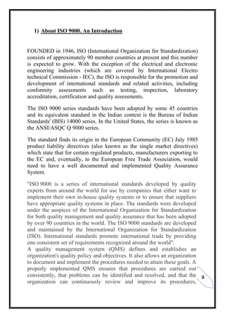 About ISO | DOC | Business Accounting & Finance | Business