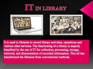 About IT and Applications of IT | PPTX