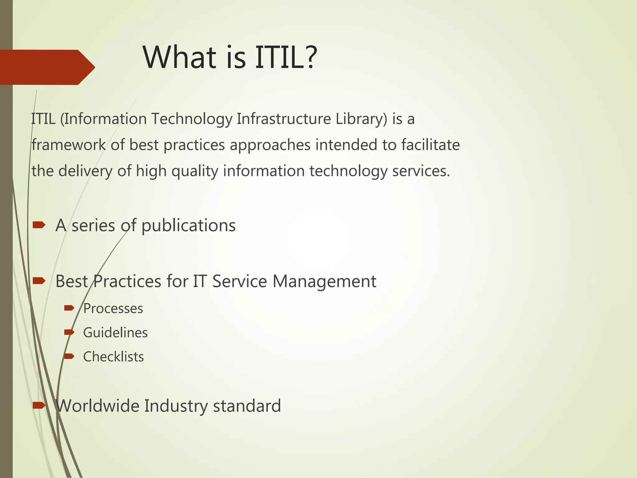 About itil v3 | PPTX