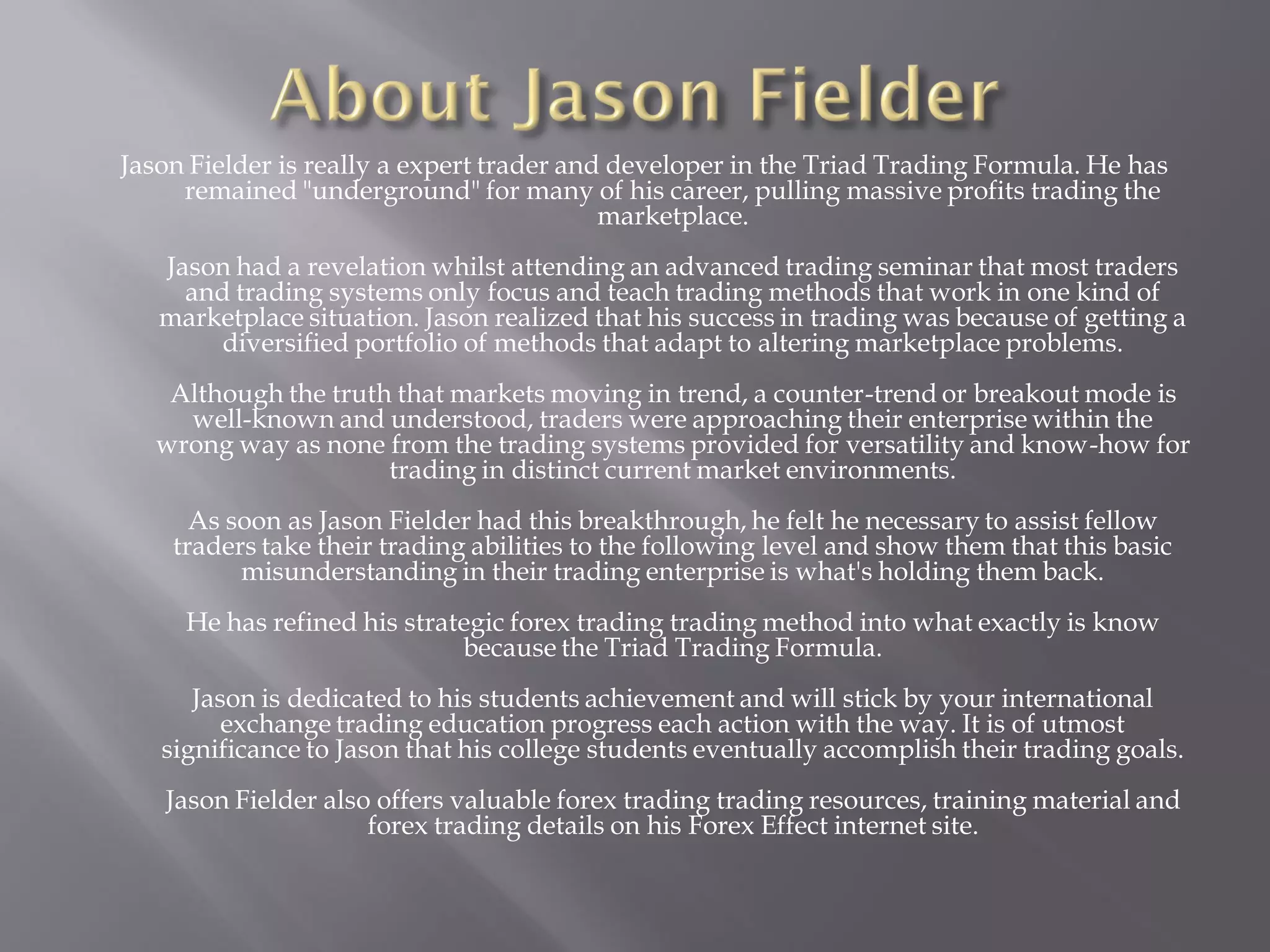 About jason fielder | PDF