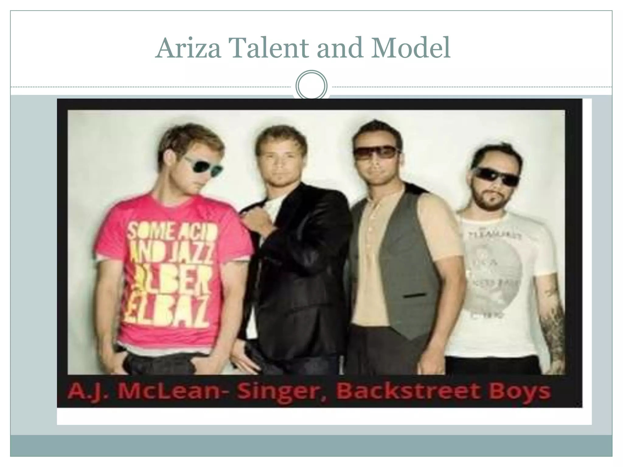 About (jeff callender) Ariza Talent and Modeling Agency | PPT