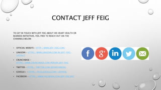About Jeff Feig - CPR & Cardiac Health Advocate | PPTX | Business and ...