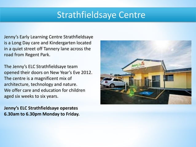 About Jennys Early Learning Centre | PPT