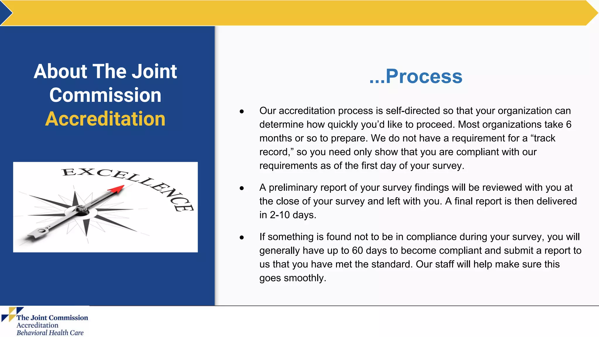 About joint commission behavioral accreditation | PDF