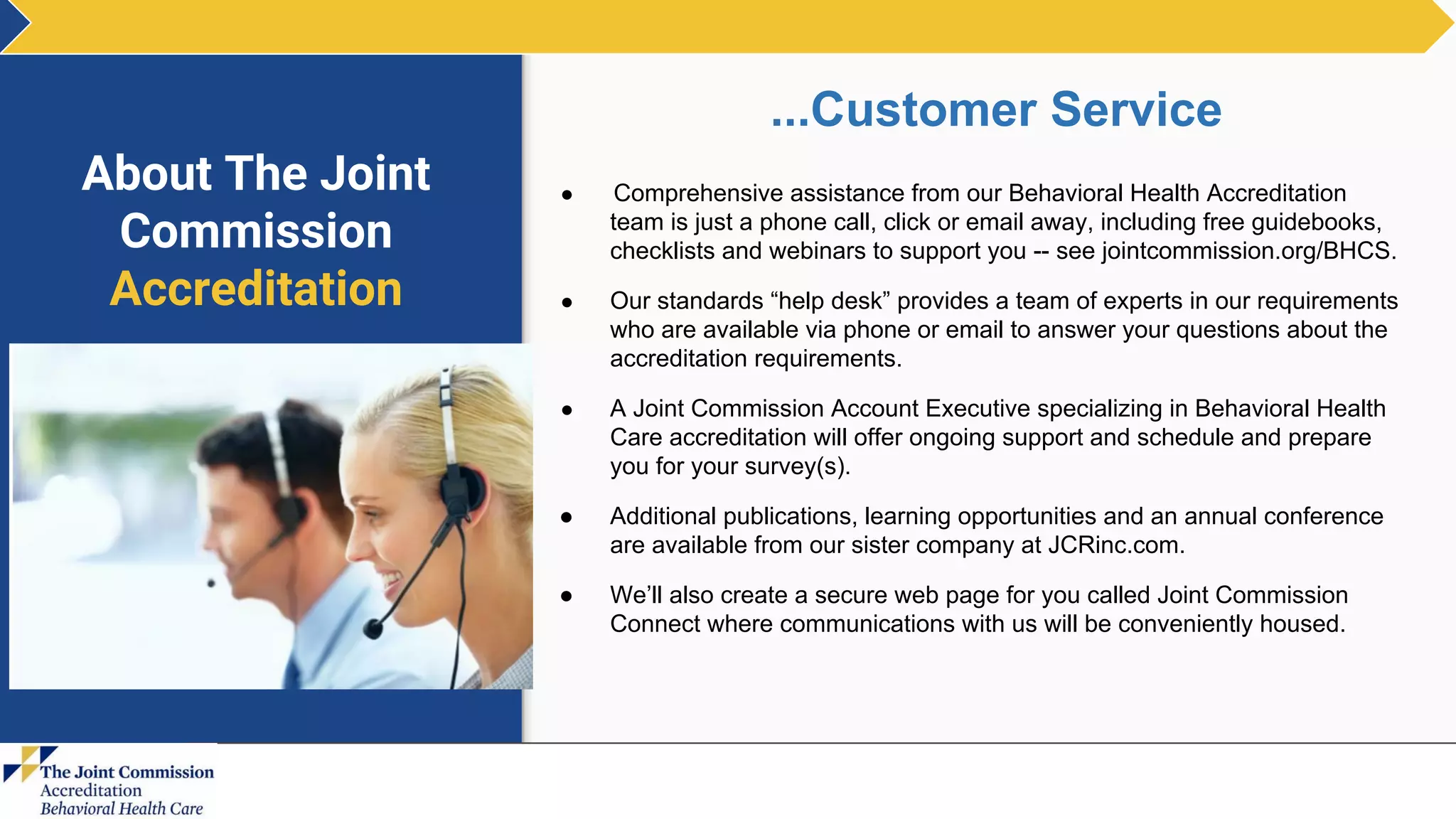 About joint commission behavioral accreditation | PDF