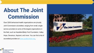About joint commission behavioral accreditation | PDF | Business ...