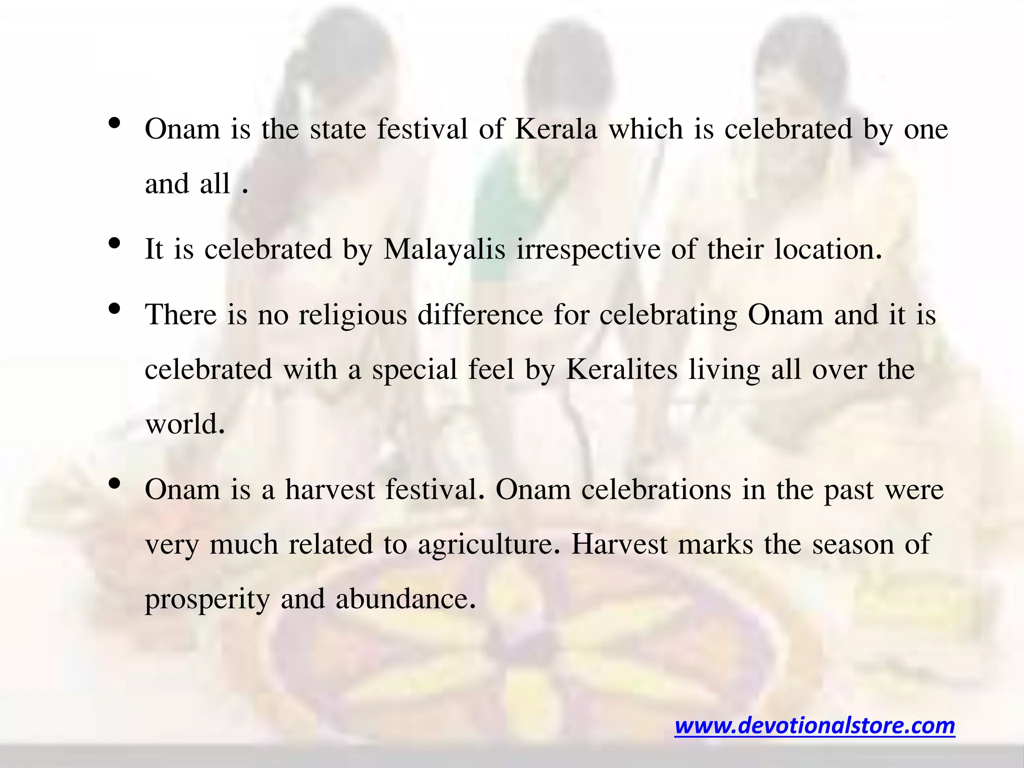 All You Need to Know About Kerala Onam Festival | PPT