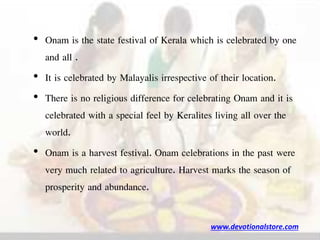 All You Need to Know About Kerala Onam Festival | PPTX
