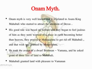 All You Need to Know About Kerala Onam Festival | PPTX