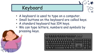 Keyboard modifier keys, shift , Ctrl Alt and windows keys and also ...