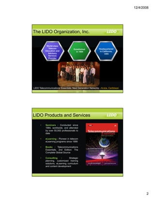 About Lido Telecom120408 | PDF