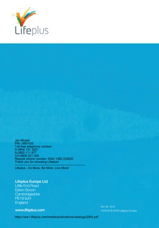 About Lifeplus | PDF