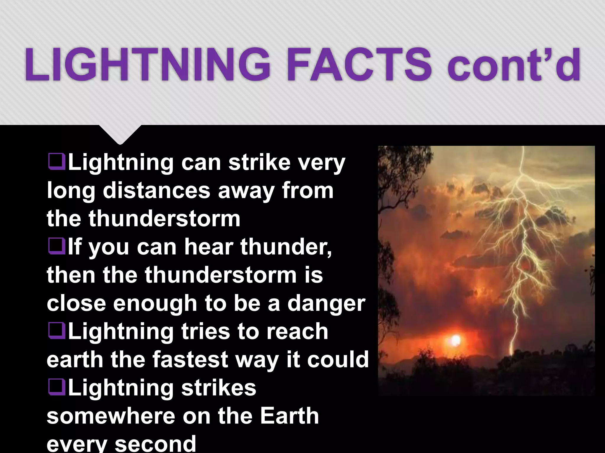 Lightning Facts | PPTX