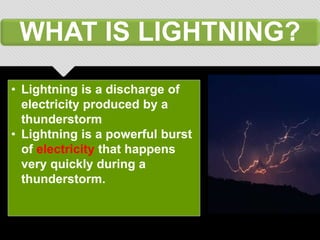 Lightning Facts | PPTX