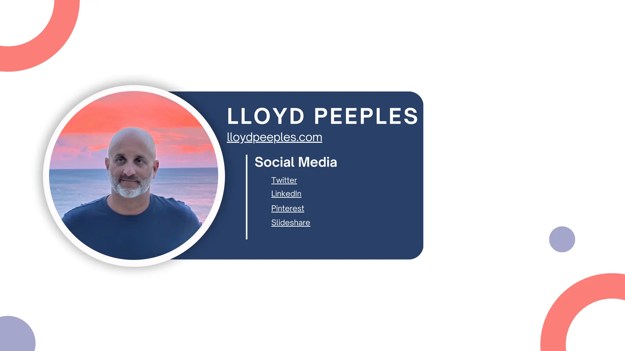About Lloyd Peeples - Professional Overview | PDF