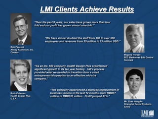 About LMI Canada Inc. | PPT