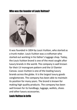 About Louis Vuitton.docx