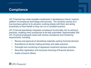 About Lpl Financial Power Point Presentation.Pdf