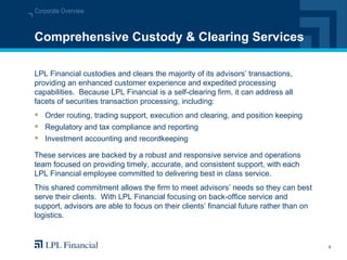 About Lpl Financial Power Point Presentation.Pdf