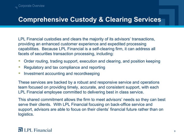 About Lpl Financial Power Point Presentation.Pdf