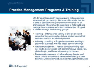About Lpl Financial Power Point Presentation.Pdf