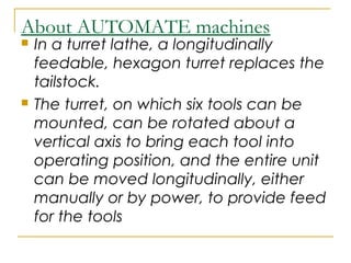 About machines presentation | PPT