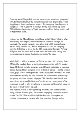 Magicbricks | DOCX