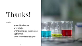About manoj jain avon lifesciences | PPTX