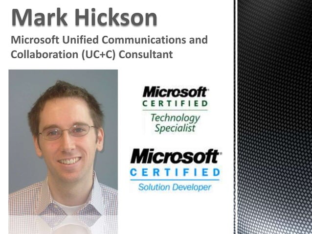 About Mark Hickson | PPT