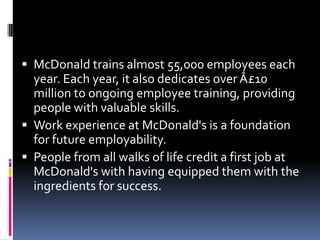 About mc donalds revised | PPTX