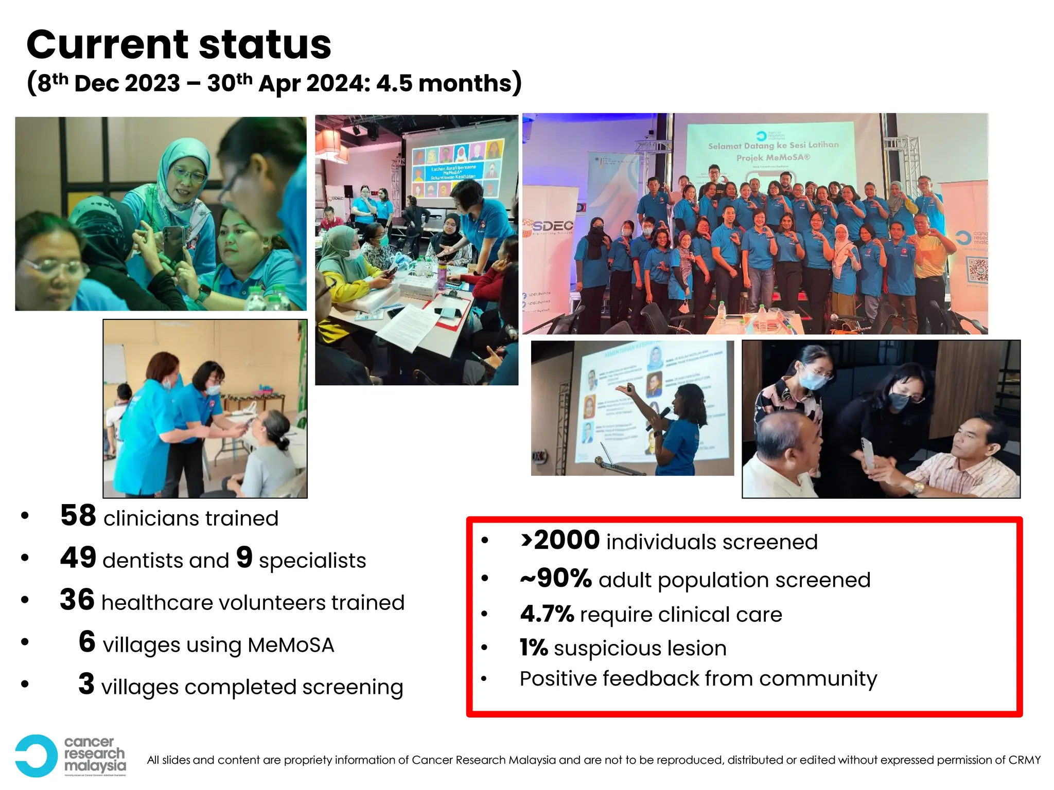 MeMoSA® Mobile technology for screening and follow up of OPMD and oral ...