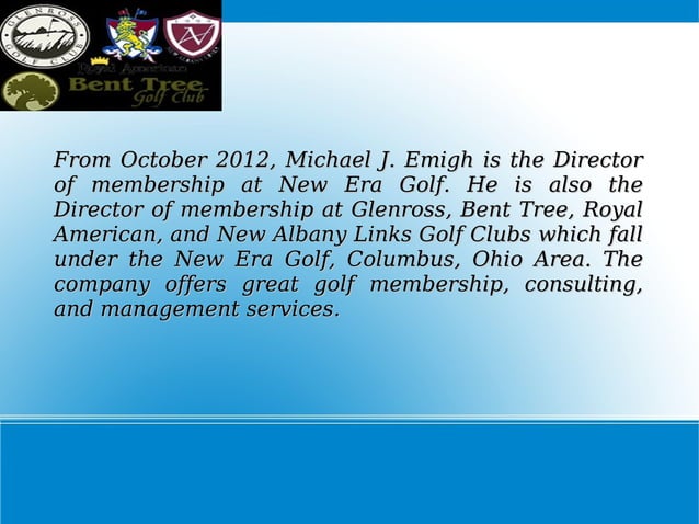 About Michael J. Emigh | PPT